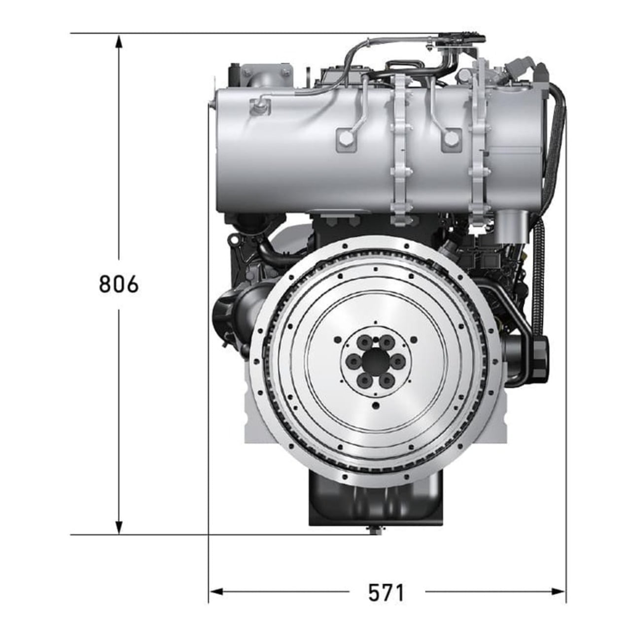 Yanmar 4TNV98C - 51.7 kW water-cooled Diesel Engine