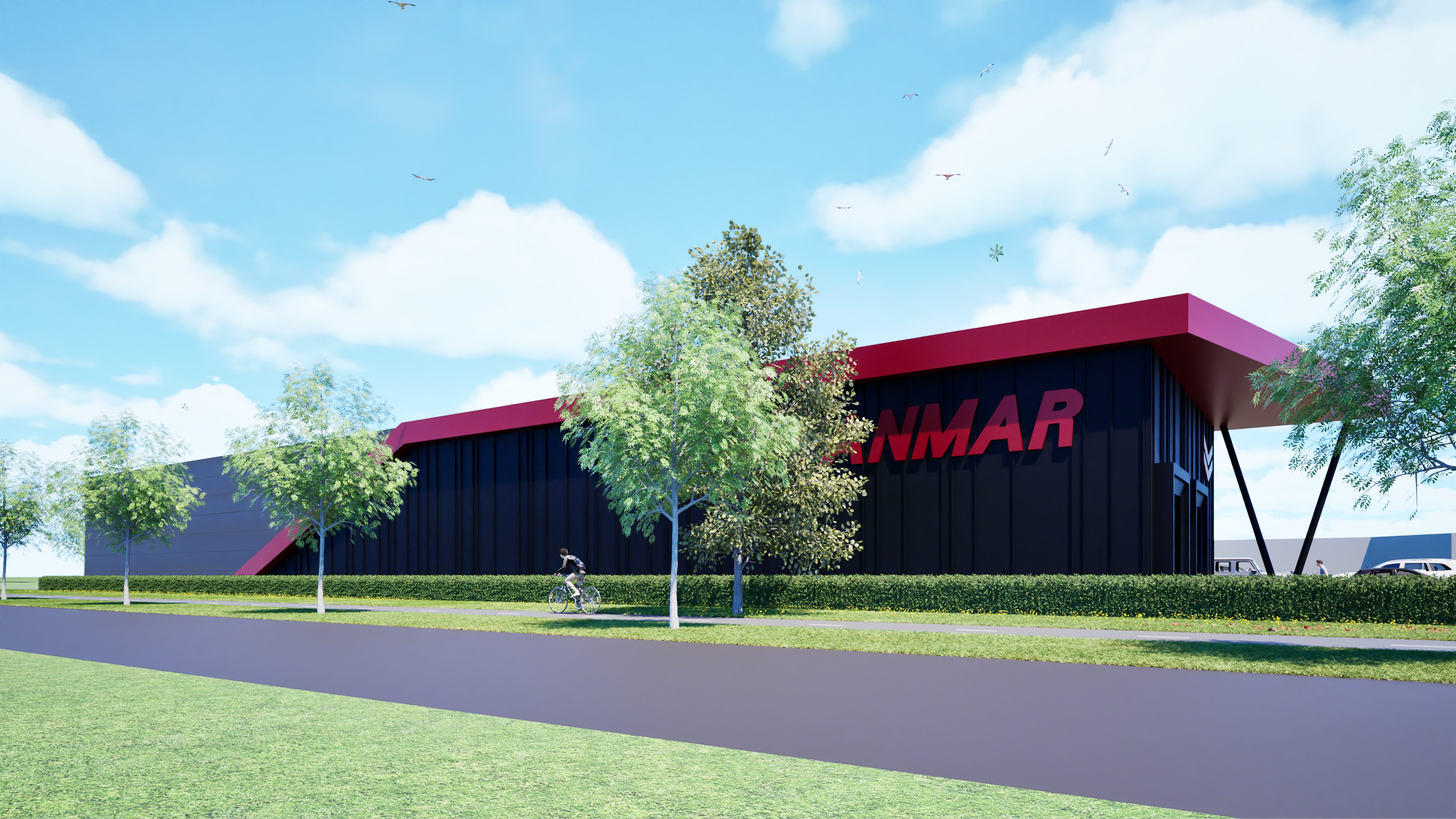 Yanmar drives first pile for warehouse expansion - Newsroom