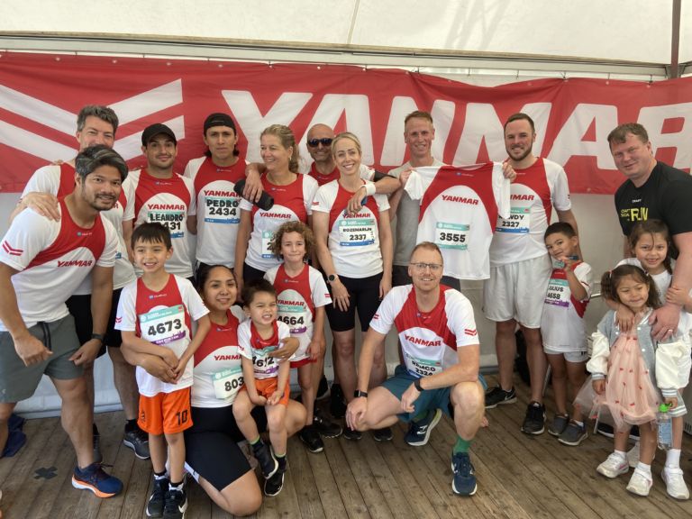 Gemeinsam laufen für eine bessere Zukunft: Yanmar beim Almere Weerwater ...
