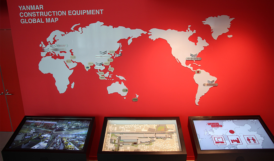 Yanmar’s Construction Equipment Showroom Where the Past and Future ...