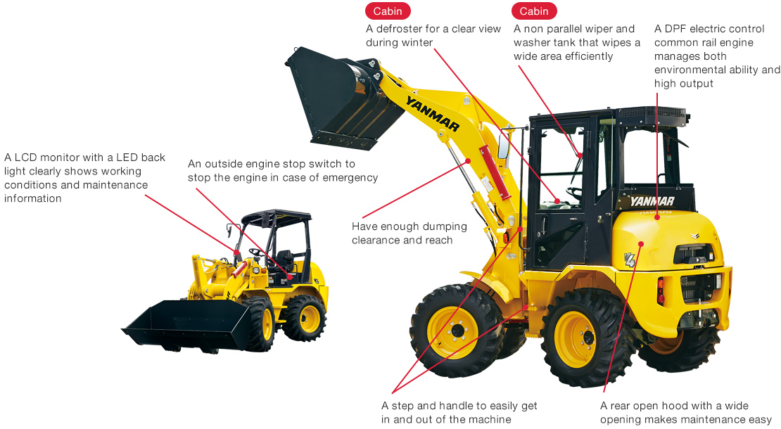 V4｜Wheel Loaders｜Construction｜YANMAR