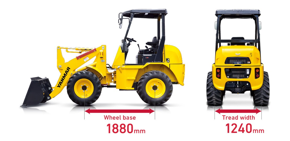 Workability｜V4｜Wheel Loaders｜Construction｜YANMAR