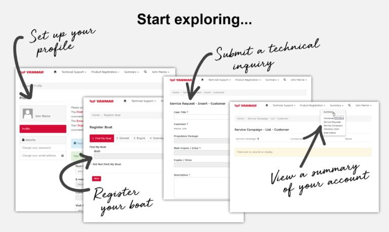 Register your YANMAR engine - Keep track of your maintenance and more!