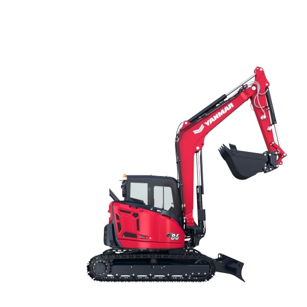 360° view｜SV86-7｜Excavators｜Compact Equipment｜YANMAR